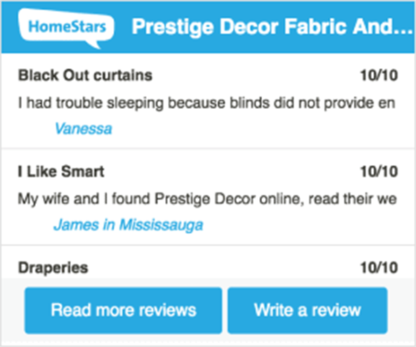 Window Coverings & Upholstery Shop Mississauga & Toronto | Prestige Decor