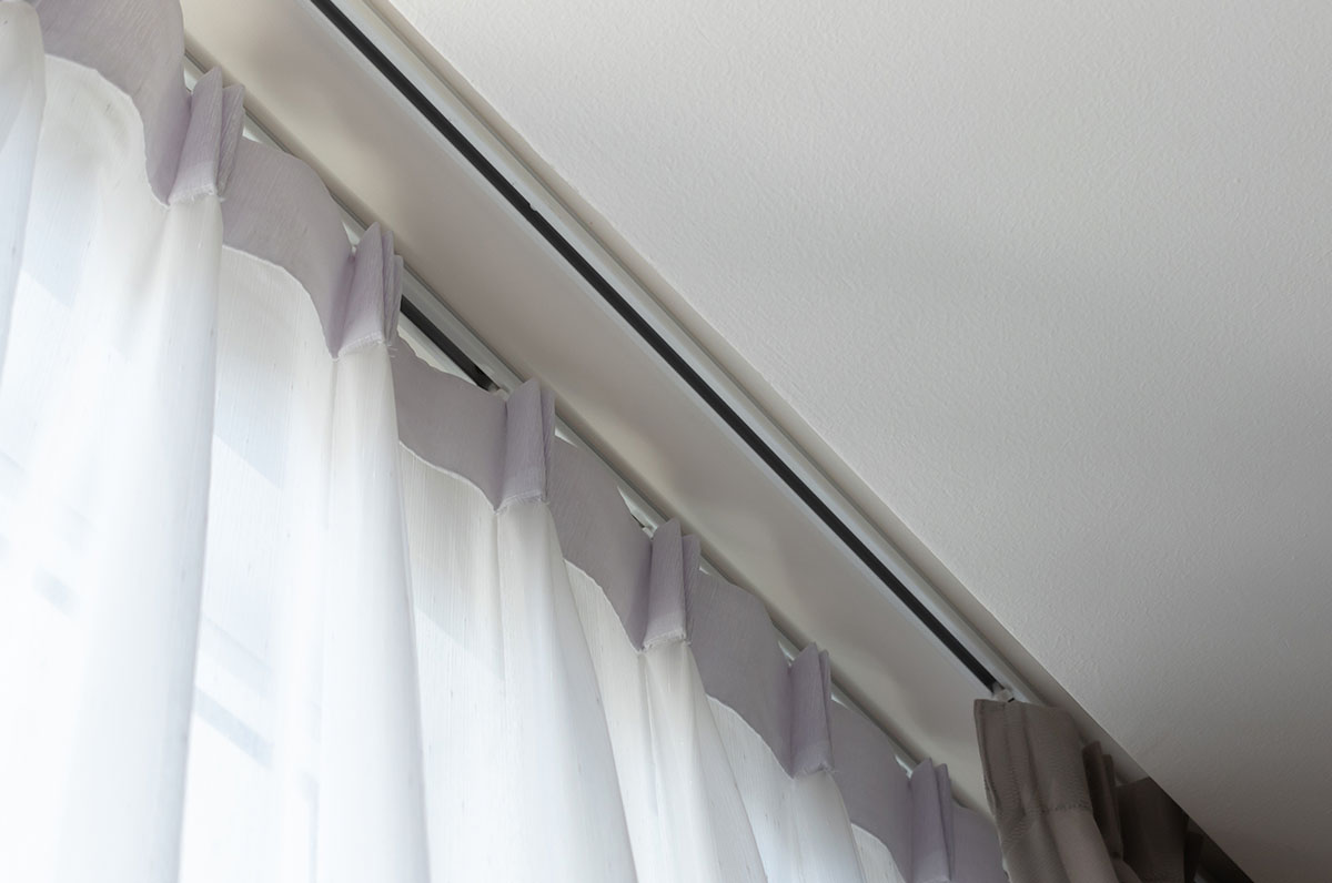 Custom Curtain Tracks Mississauga | Ceiling Mounted Curtain Track